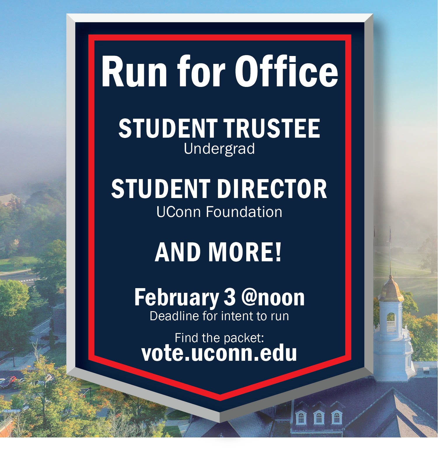Campus-Wide Joint Elections Run for Office | Vote @ UConn